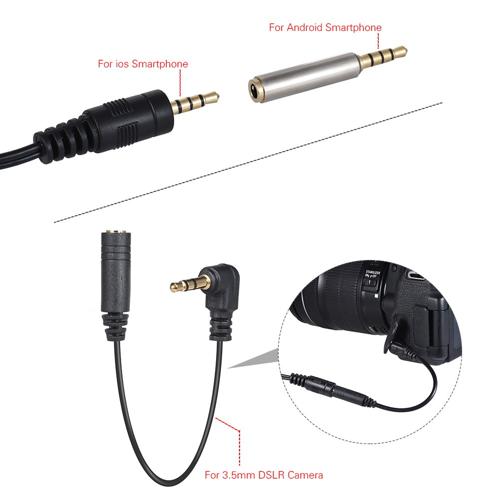 AriMic Dual-Head Clip on Lapel Microphone Lavalier... – Grandado