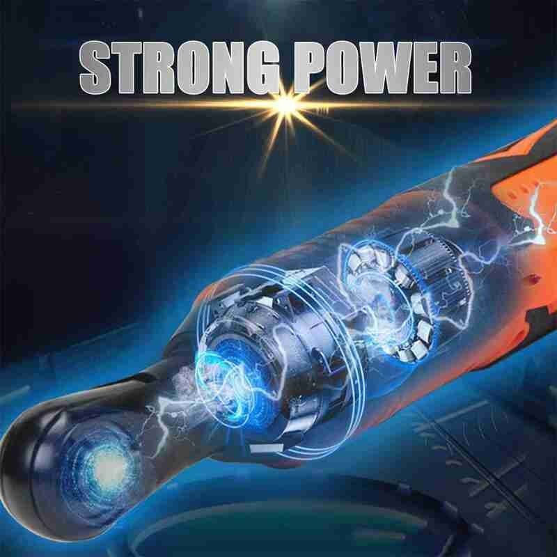 Electric Wrench 3/8" Cordless Ratchet 12V Recharge... – Grandado