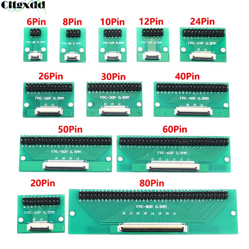 Diy Fpc Ffc Kabel Sluit Board 8 10 12 20 24 26 30 ... – Vicedeal