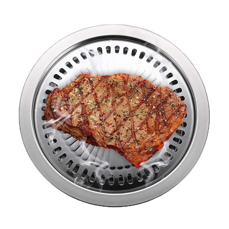 Portable Picnic Indoor Reusable Non Stick Stovetop Plate Food Cooking ...