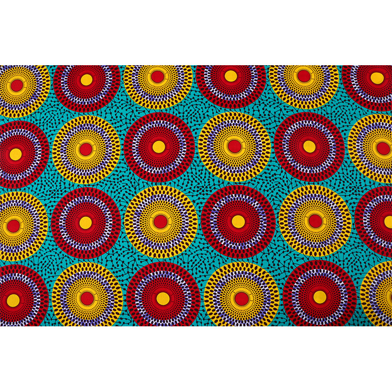 Afrikaanse Stof Circulaire Patroon Stof Afrikaanse... – Vicedeal