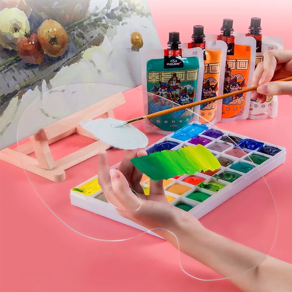 Clear Verf Palet Acryl Verf Lade Transparant Gouac... – Vicedeal