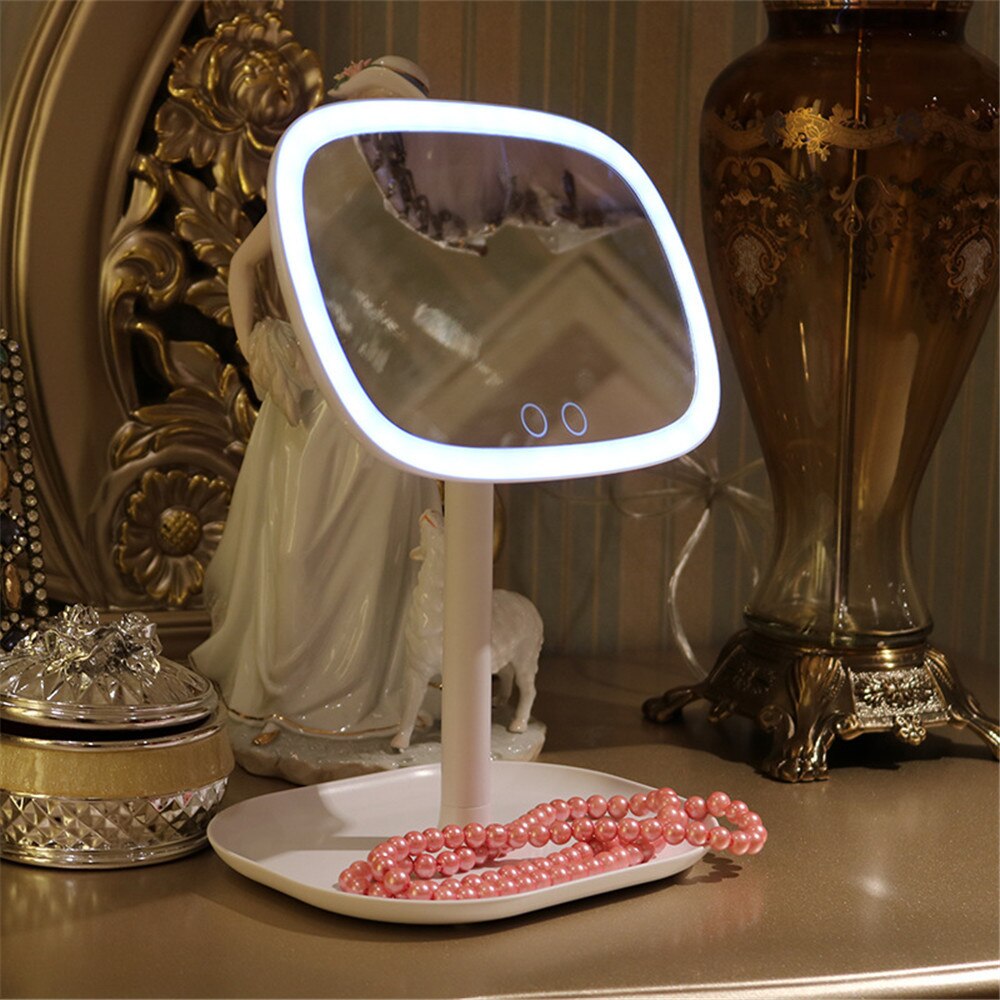 47 Led Vanity Lights 360 Roterende Desktop Spiegel... – Grandado
