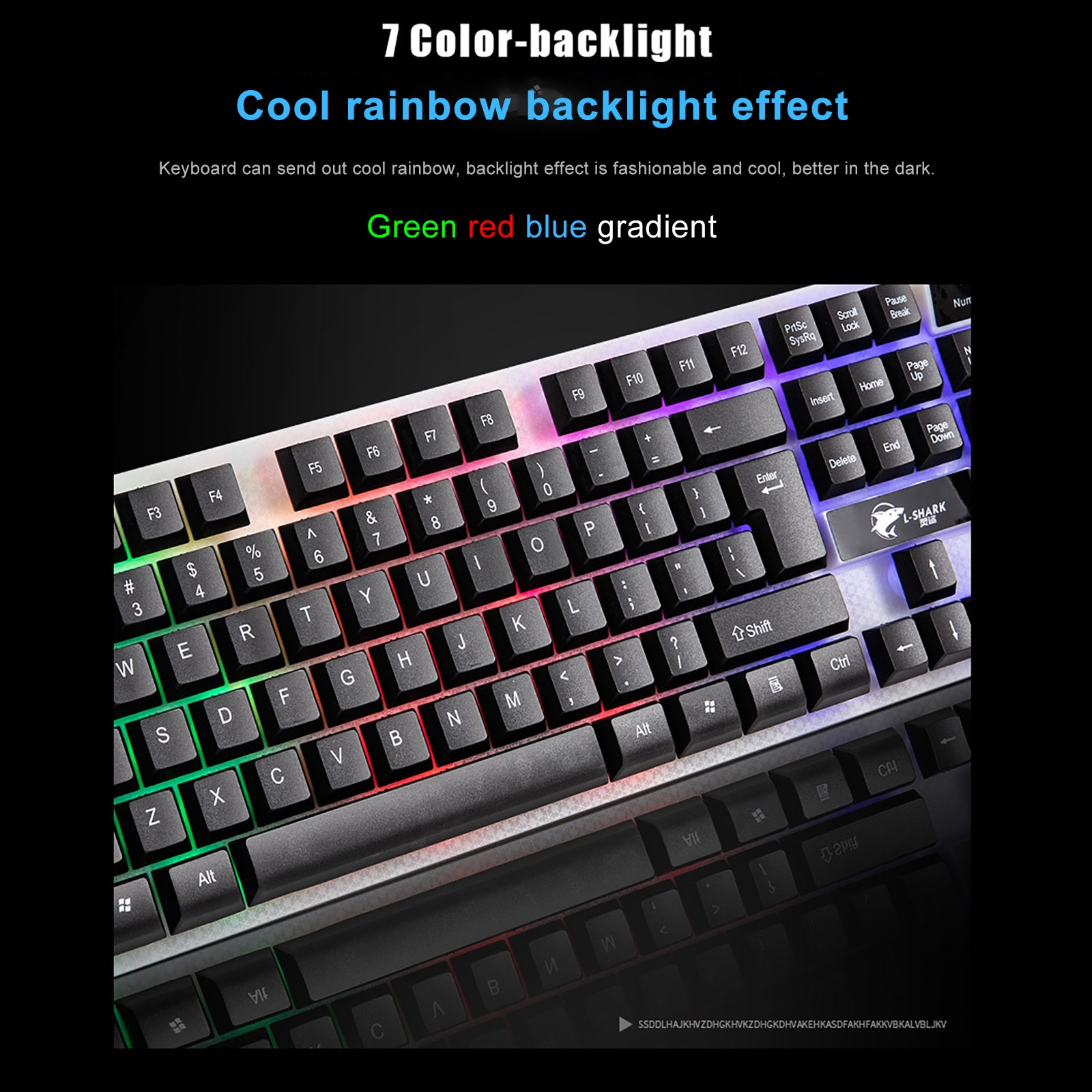 Wired Usb Luminous Gaming Keyboard Computer Manipu Vicedeal