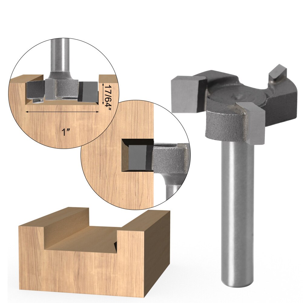 1/4 "6Mm Schacht Frees Houtsnijwerk Cnc Spoilboard... – Grandado