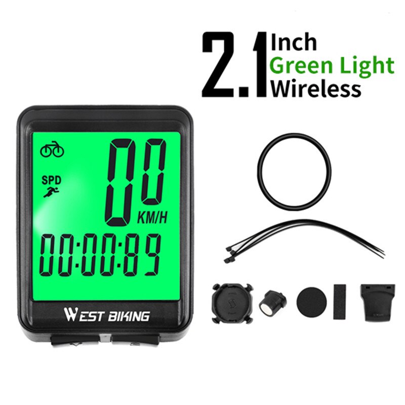 WEST BIKING Waterproof Bicycle Computer 2.1" Large... – Grandado