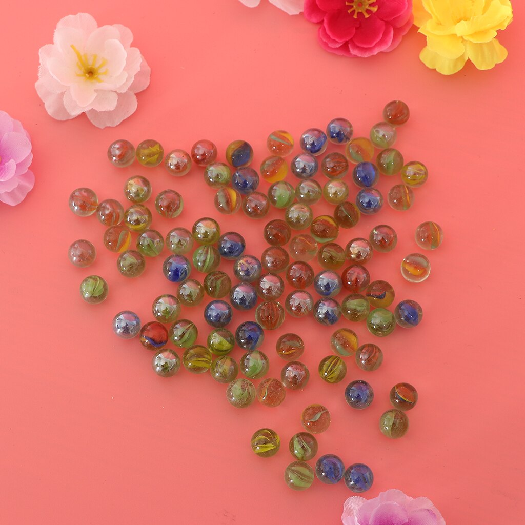 100 X 12mm Marbles Ball Toy Different Chinese Chec... – Grandado