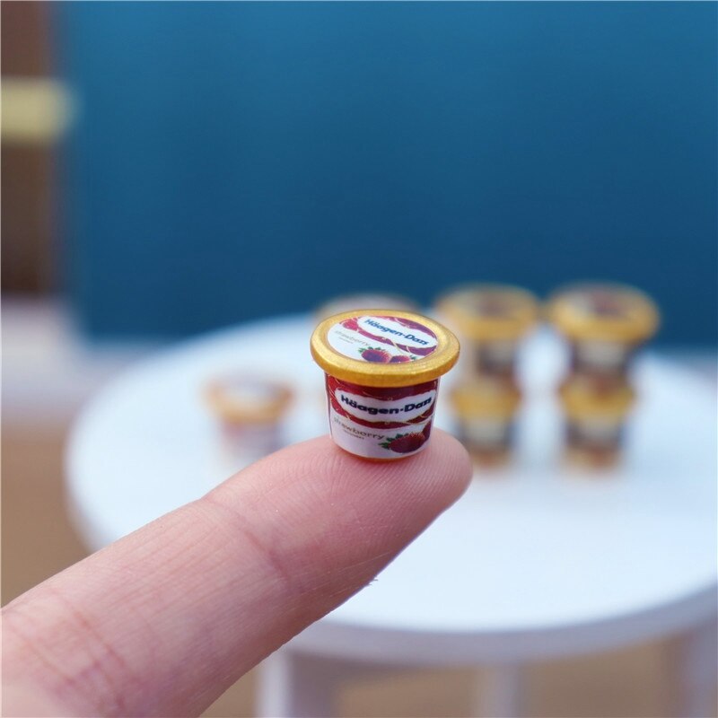 1:12 Pretend Play Accessories Mini Haagen-Dazs Ice... – Grandado