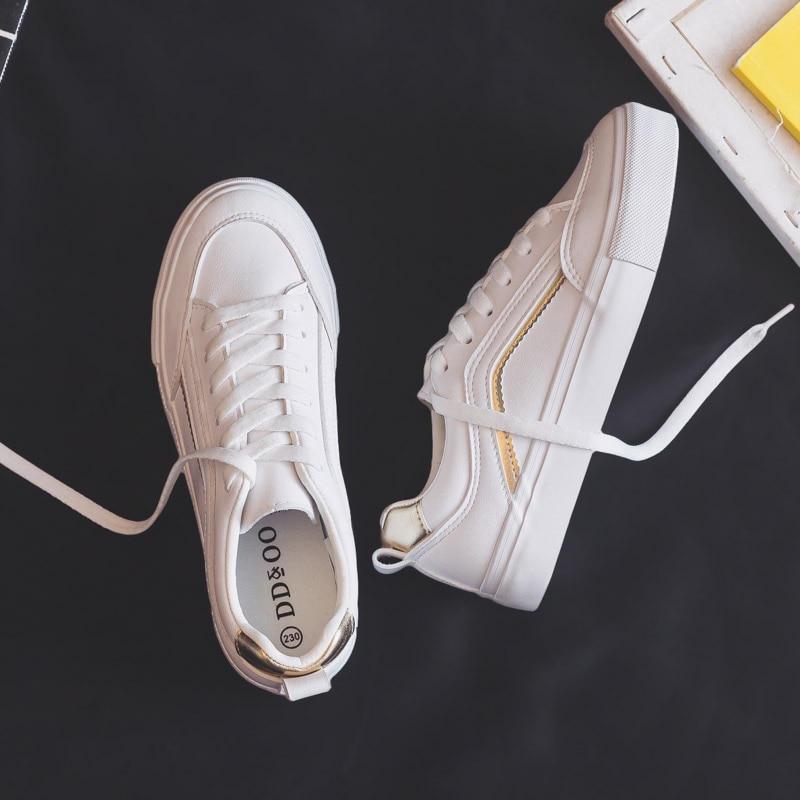 Women's Shoes Spring Trend Women Vulcanized Leathe... – Grandado