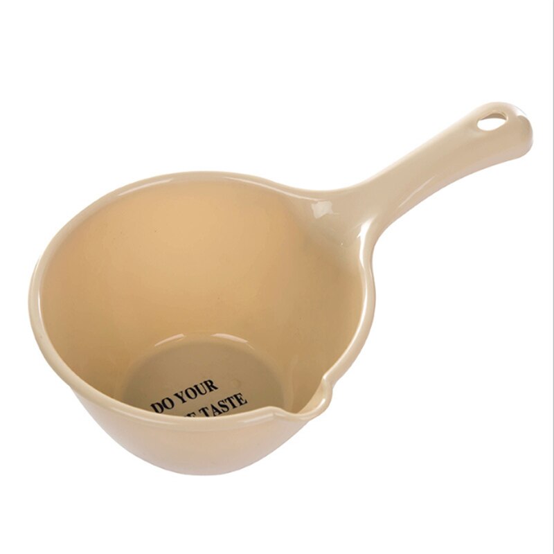 3 Colors Plastic Water Scoop Kitchen Long Handle C... – Grandado