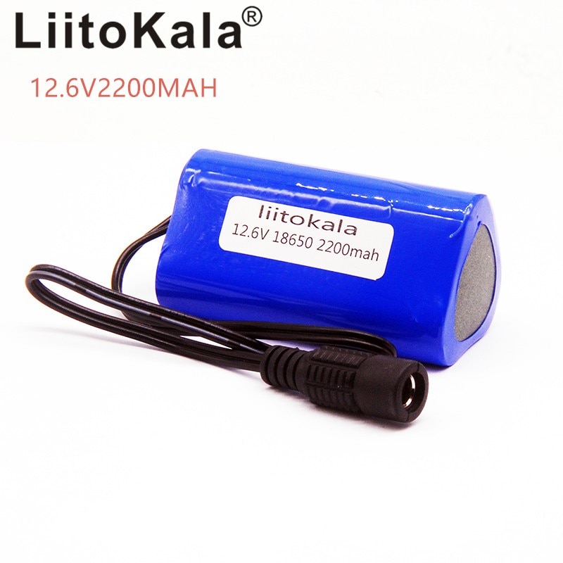 HK LiitoKala portable 12V 2200mAh 18650 lithium ba... – Vicedeal