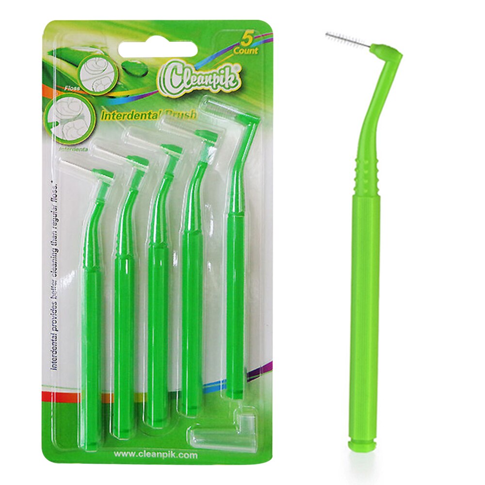 5 Clolor L Shaped Interdental Brush Orthodontic Or... – Grandado
