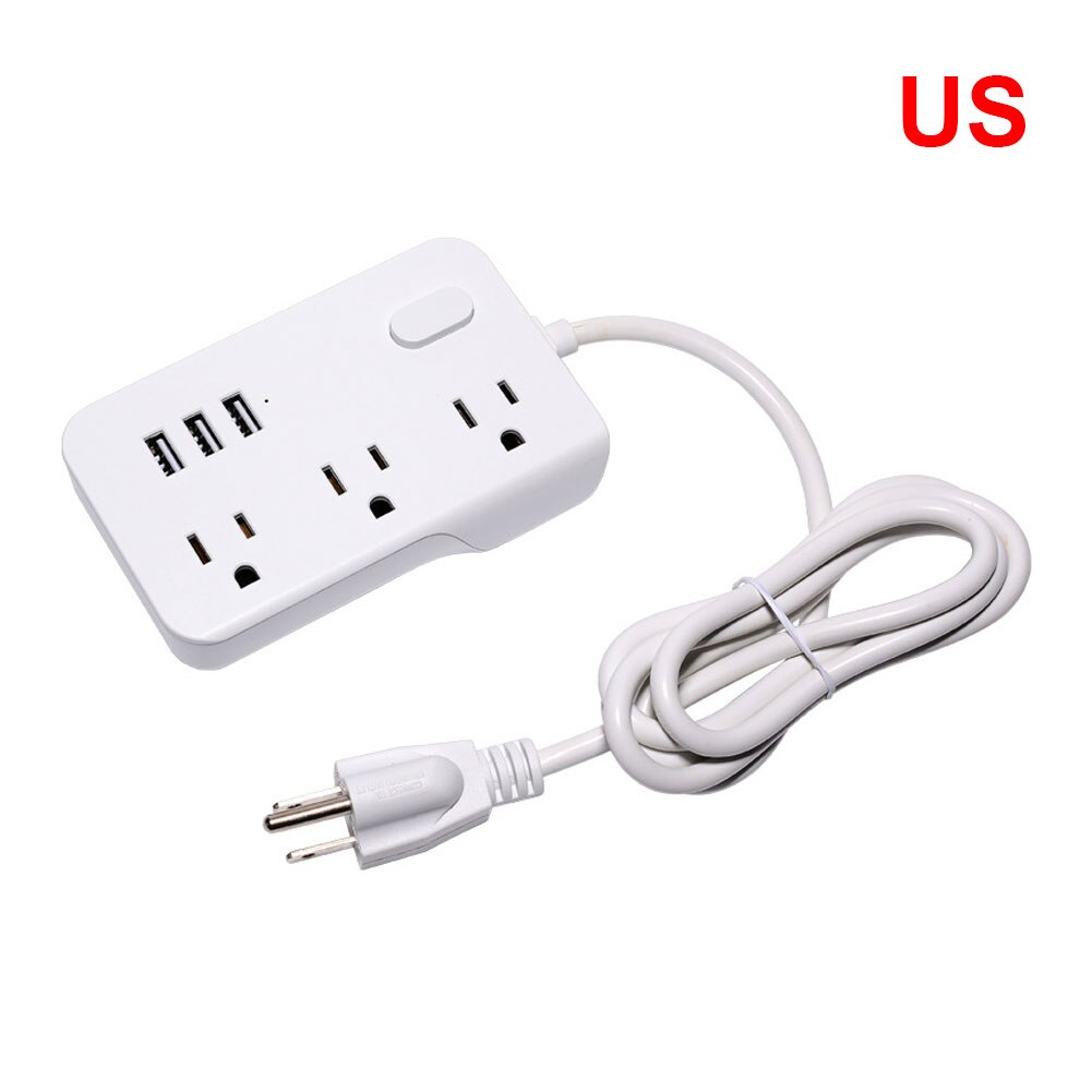 Power Strip 3 Ons Ac Outlets 3 Usb-poorten 110-240... – Vicedeal