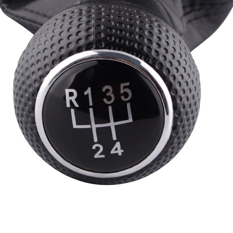 Espeeder 5 speed pu læder shifter stick gearskifteknap med støvtæt ...