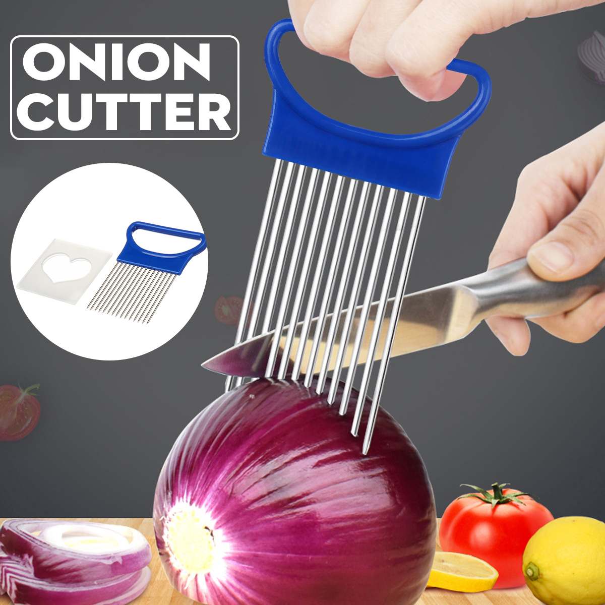Roestvrij Staal Ui Snijmachines Groenten Snijden H... – Grandado