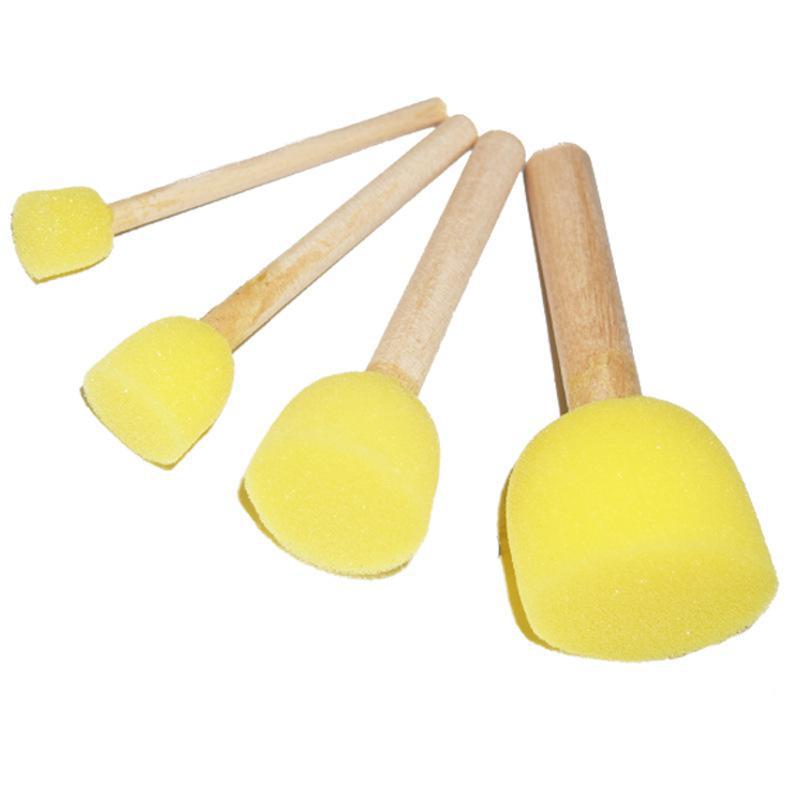 4Pcs/Sell Sponge Brush For Kids Painting Watercolo... – Vicedeal