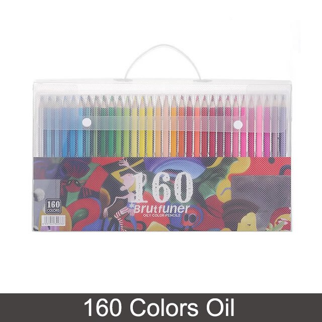 Brutfuner 120/160 Colors Oil Color Pencils Set Art... – Vicedeal