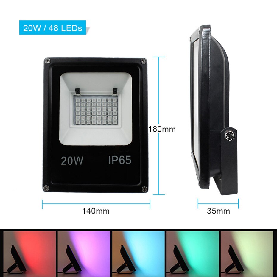 220V 240V Rgb Reflector Led-schijnwerper Outdoor 2... – Grandado