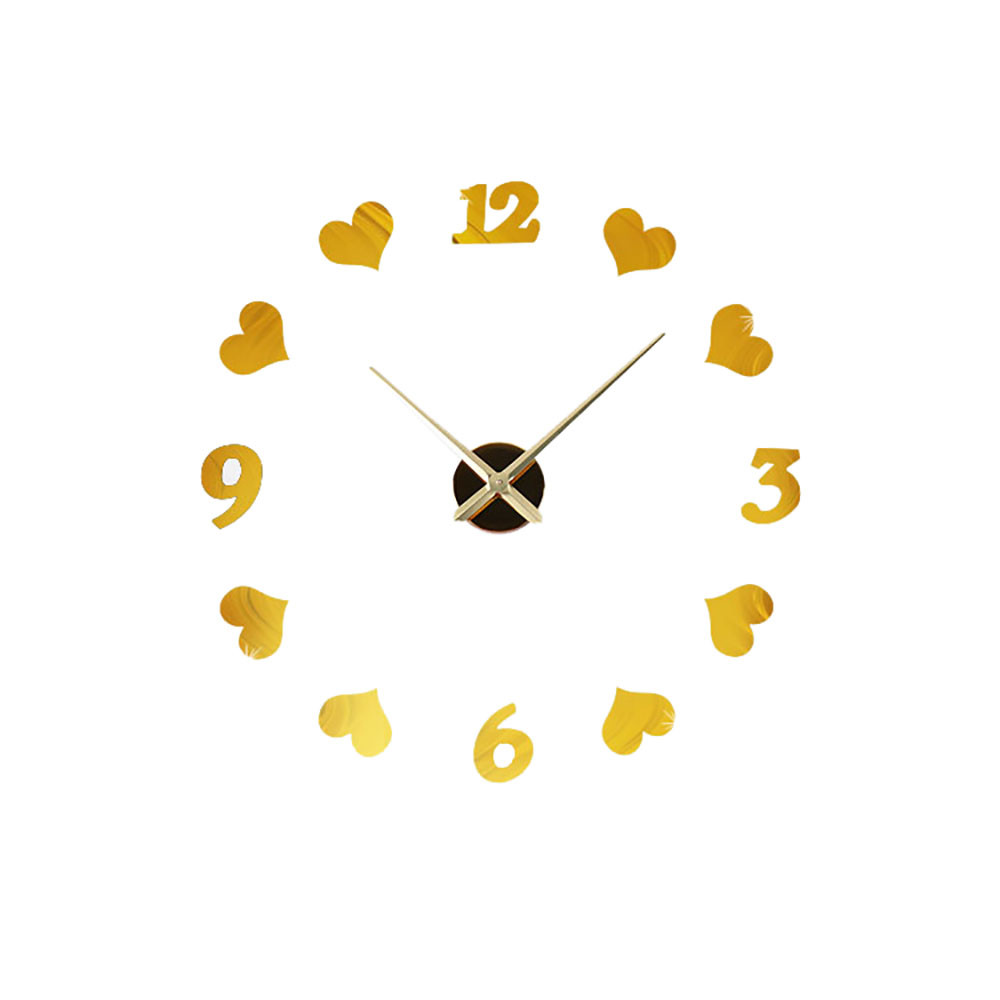 Modern Home Wall Clock Love Digital DIY Wall Clock... – Grandado