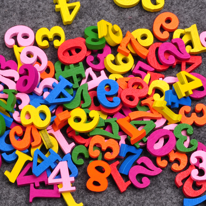 100 Uds. Letras decorativas de madera del alfabeto... – Grandado