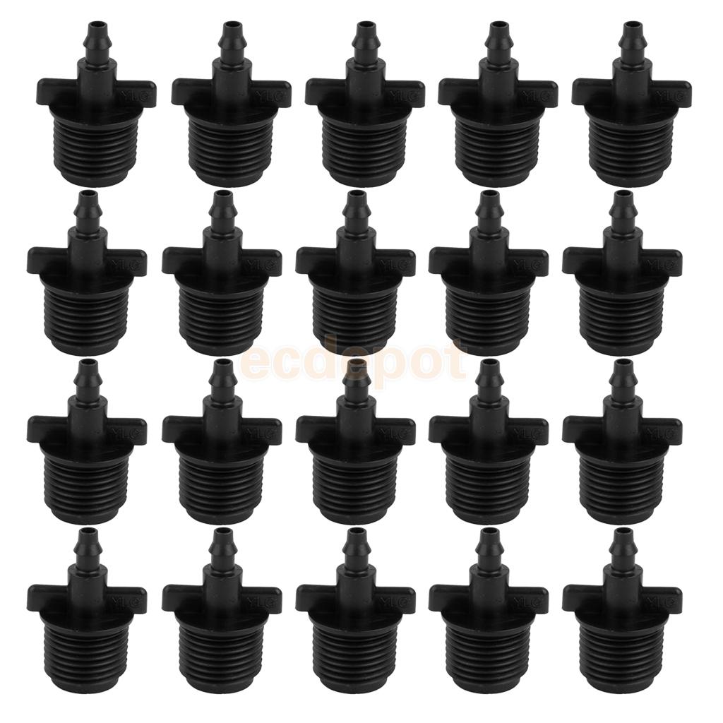20pcs 1/4' Barb Tubing Adapter for Drip irrigation... – Grandado