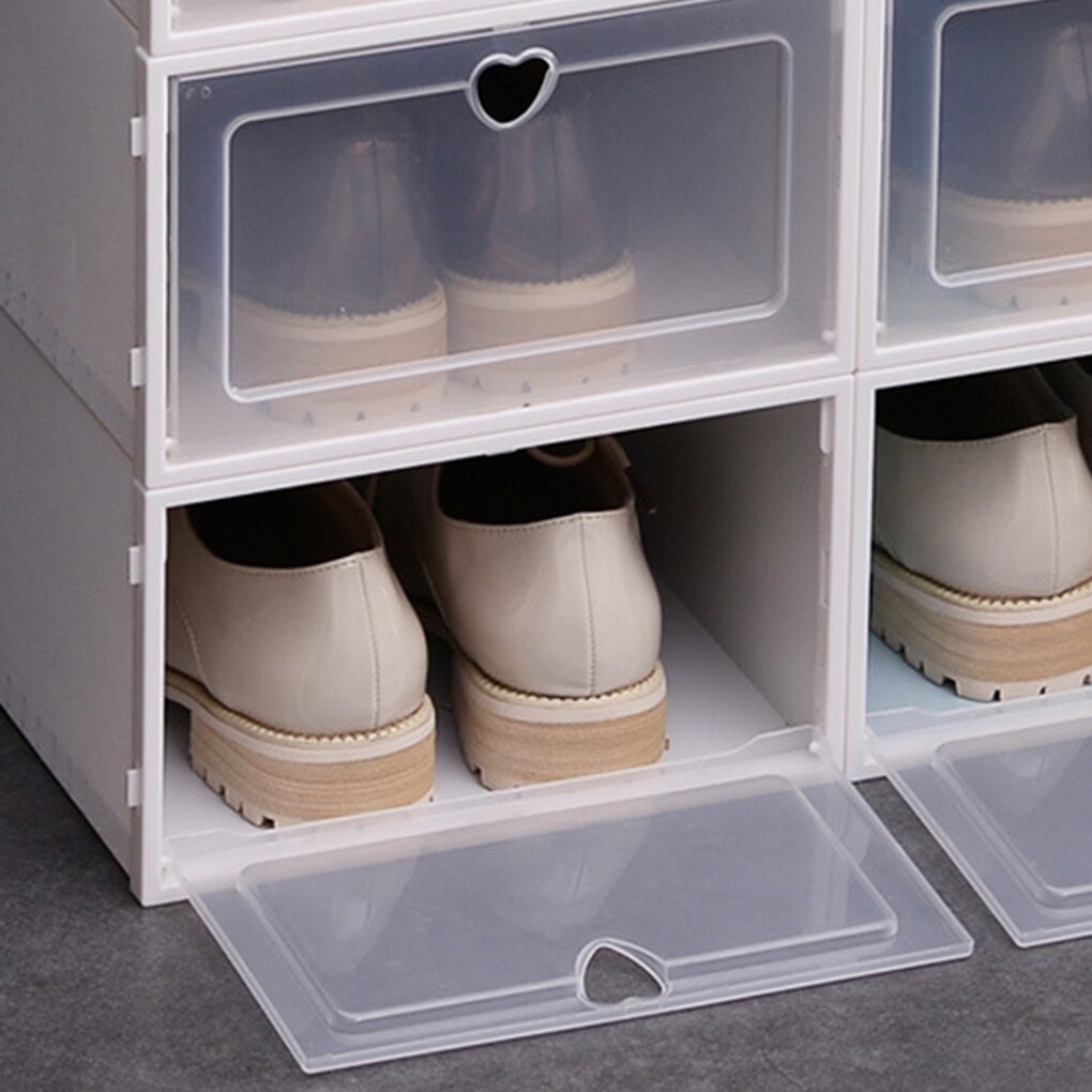 Stackable Storage Shoe Box Transparent Plastic Sho... – Vicedeal