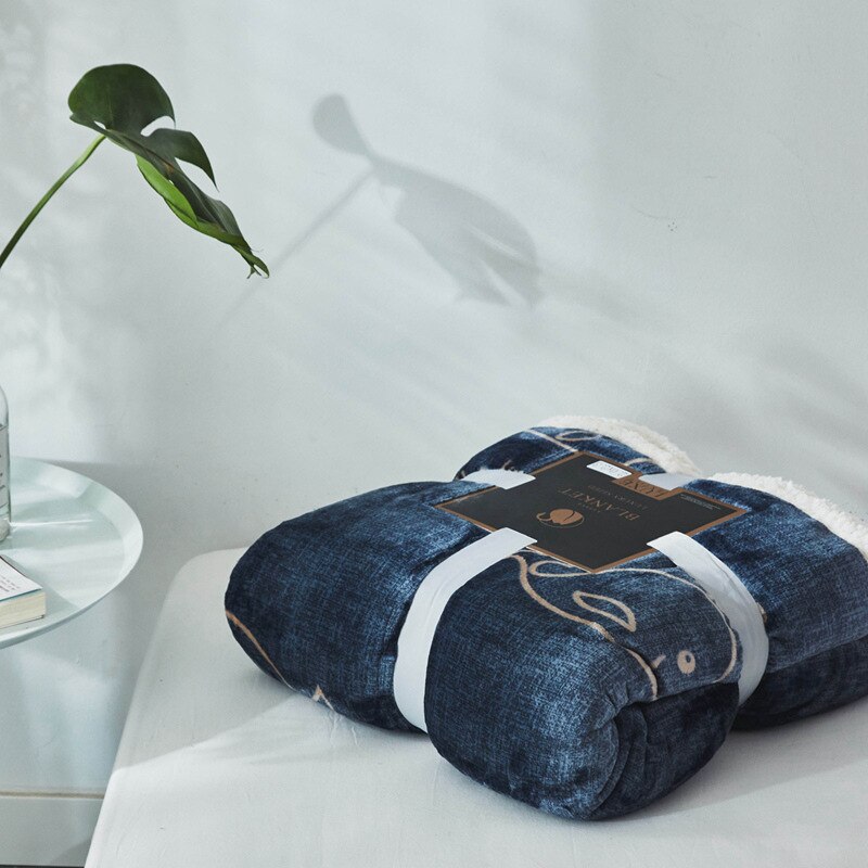 Couverture chaude épaisse pour la maison, 100x déc... – Grandado