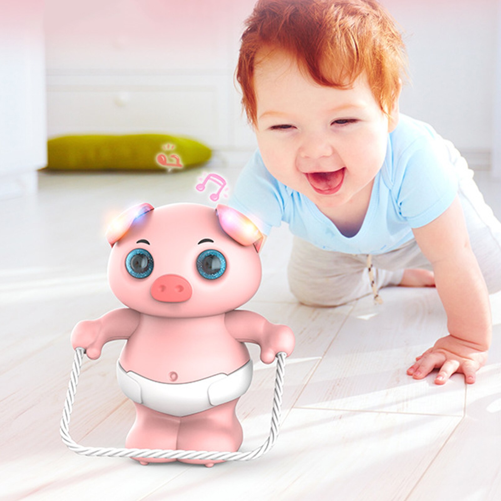 Musical Skipping Rope Animal Toy With Lights And S... – Grandado