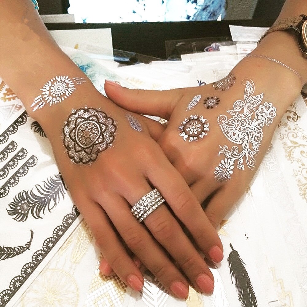 1Pcs Body Art Flash Feather Tattoos Disposable Diy... – Vicedeal