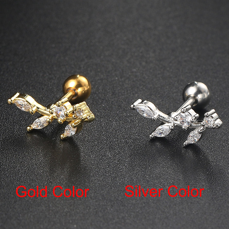 1Pc Helix Piercing Kraakbeen Oorbellen Vrouwen Tre... – Grandado