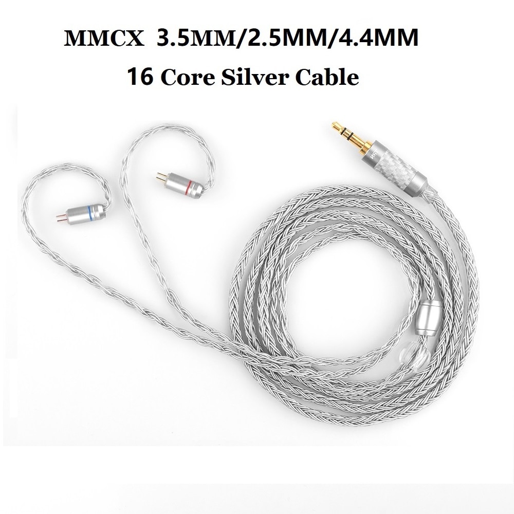 TRN T2 3.5MM MMCX 16 Core Silver Plated Cable 2.5 ... – Vicedeal