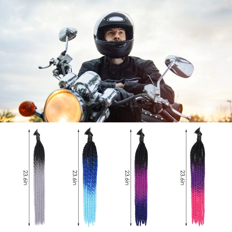 60cm Motorcycle Helmet Dreadlocks Women Helmet Dre... – Grandado