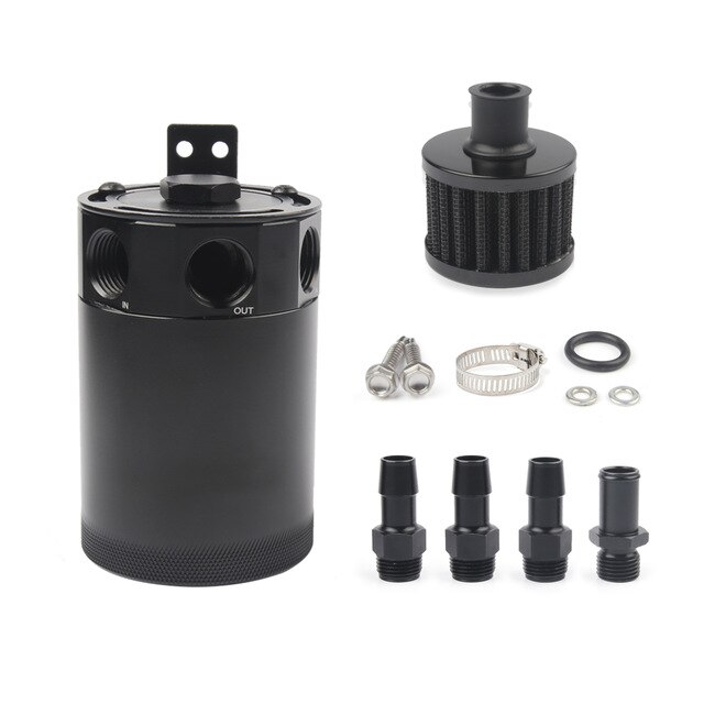 Universal Aluminum 2-port/ 3-port Oil Catch Can Ta... – Grandado