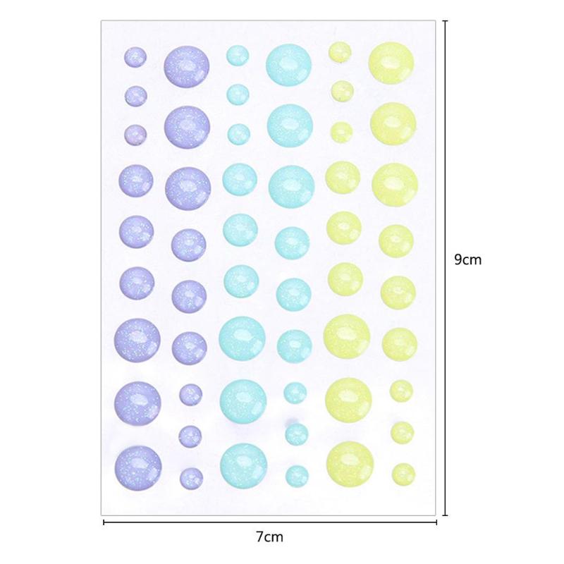 54pcs/pack Enamel Dot Sticker Sugar Sprinkles Self... – Vicedeal