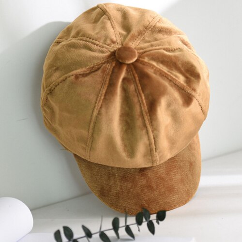 Ht2566 syksy-talvihattu naisille, baskeri, taiteil... – Vicedeal