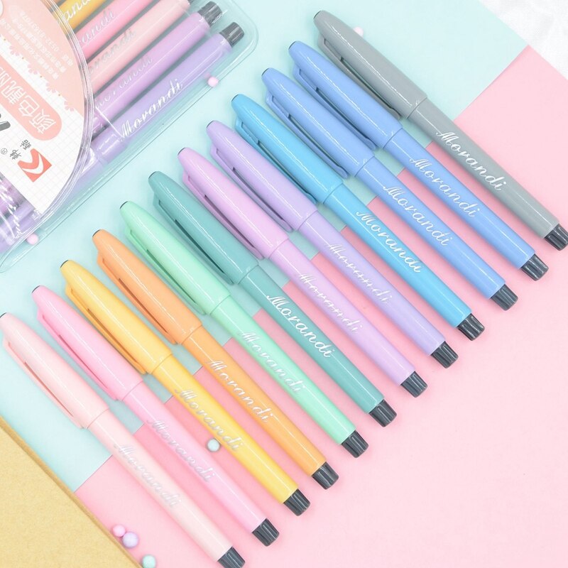 Hk -871 fiber pen set, kleur pen op waterbasis ges... – Vicedeal