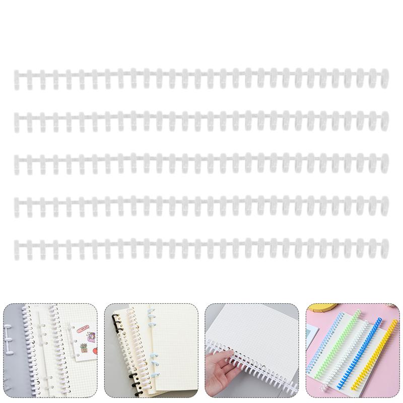 10Pcs Notebook Plastic Binding Spiraal Strips 30 G... – Vicedeal
