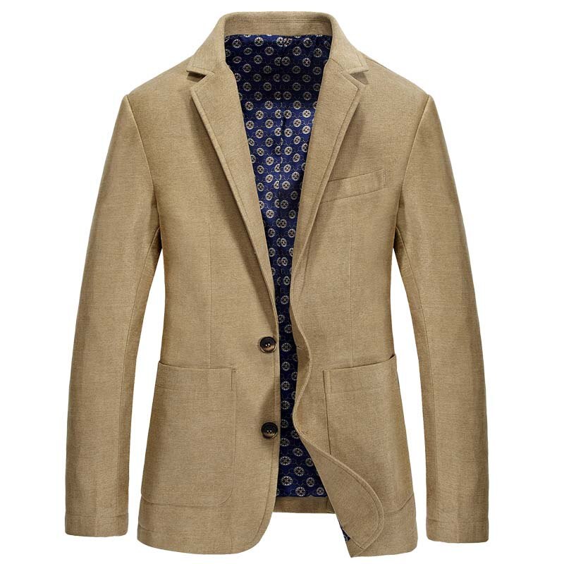 Autumn Winter Dress Suit Blazer Men Smart Casual B... – Vicedeal