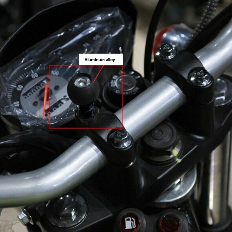 Motorcycle Handlebar Clamp Base W/ 1" Ball & M8 Sc... – Vicedeal