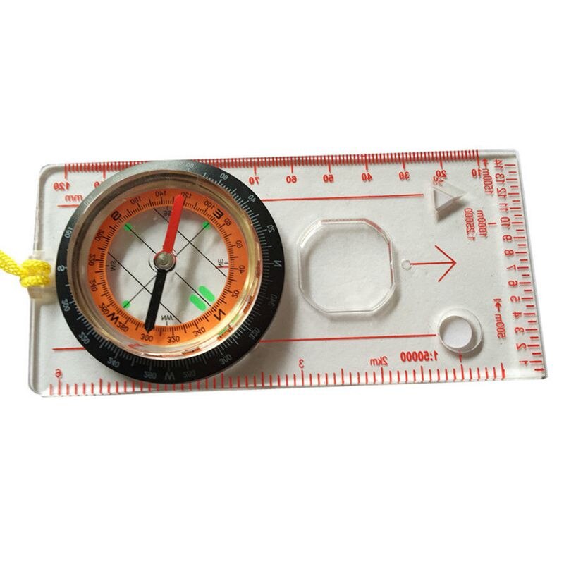 XSXS--Baseplate Ruler Compass Map Scale Magnifier ... – Grandado