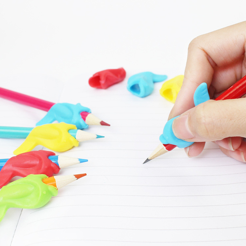 5Pcs Silicone Dolphin Fish Hold Drawing Pencil Chi... – Vicedeal