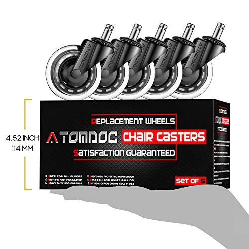 ATOMDOC 3" Office Chair Caster Wheel Standard Repl... – Grandado