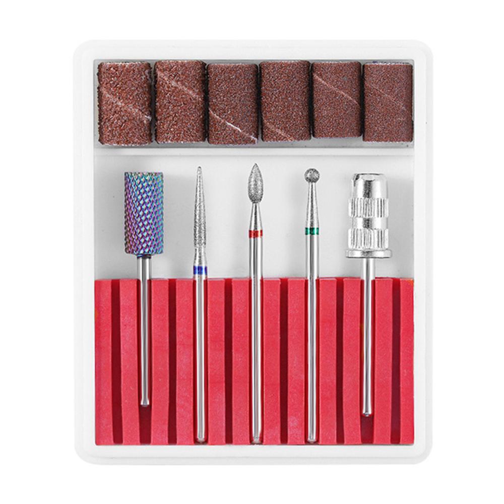 6 Hoofden Mini Manicure Slijpmachine Kit Verwijder... – Grandado