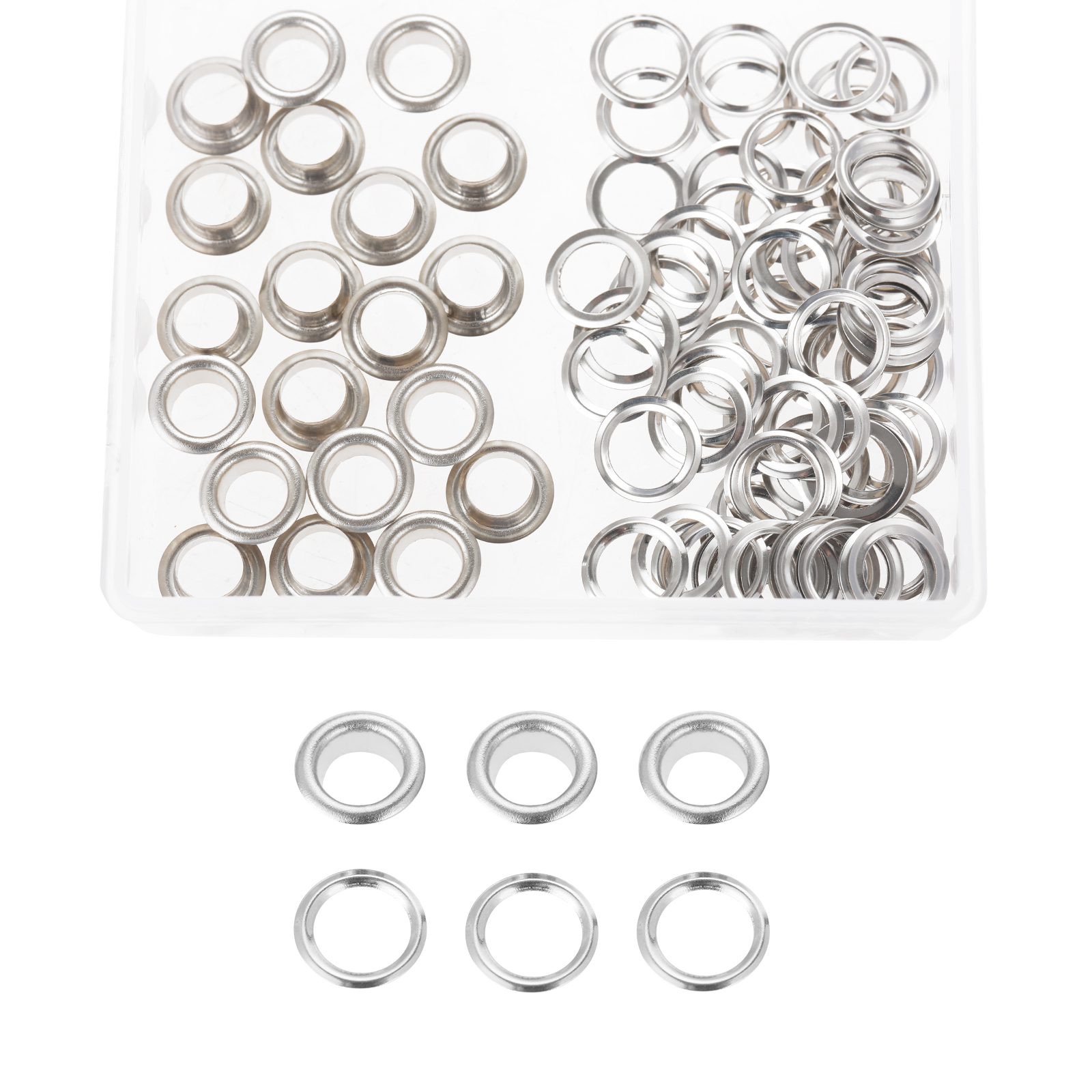 100Sets Grommets Oogjes Kit Messing Oogjes Knop Ki... – Grandado