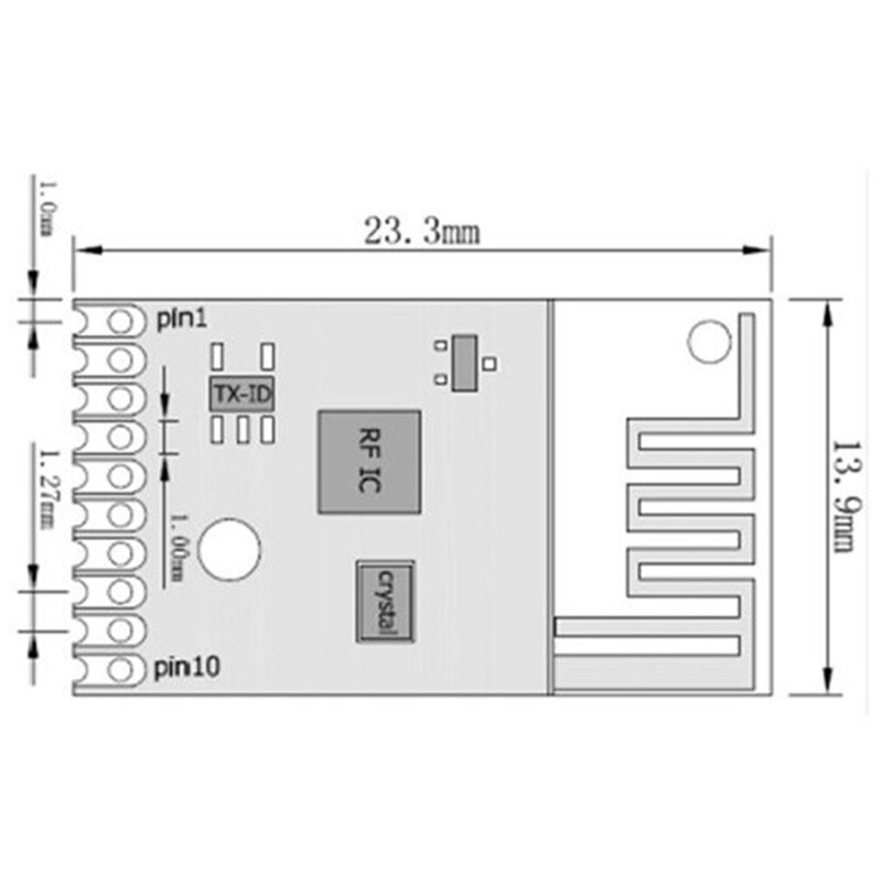 2.4G Wireless Remote Control Module Transmitter an... – Grandado