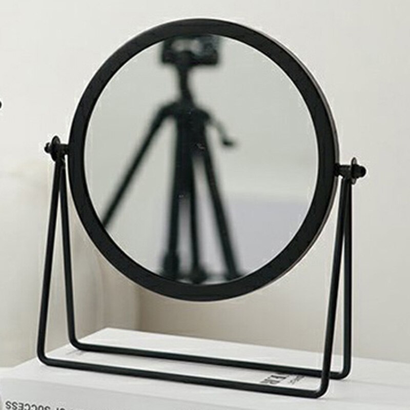 Metal Decorative Mirror Lady Desktop Makeup Mirror... – Grandado