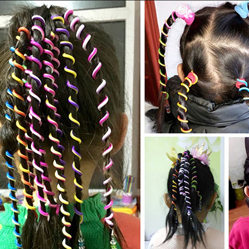 6 Stks/set Willekeurige Kleur Haar Krultang Braid ... – Grandado