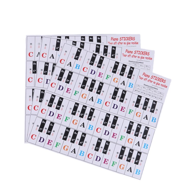 Piano Stickers, Piano Keyboard Stickers for 88/61/... – Vicedeal