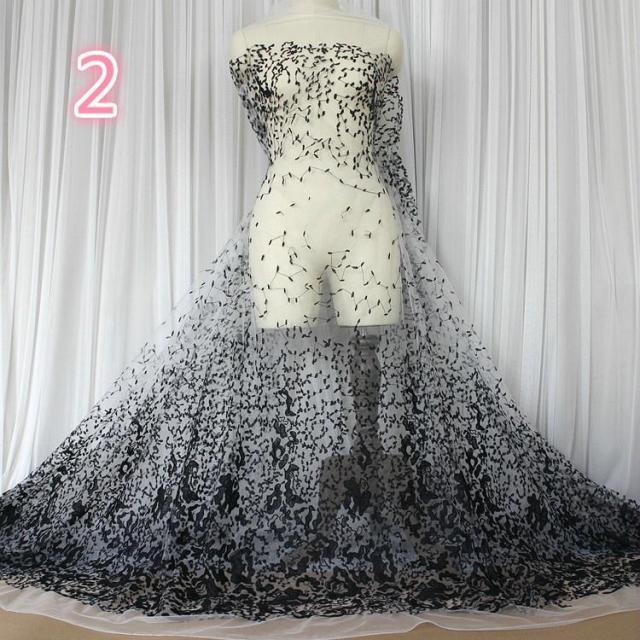 Lace Mesh Embroidery Sheer Fabric Voile Tulle Clot... – Vicedeal