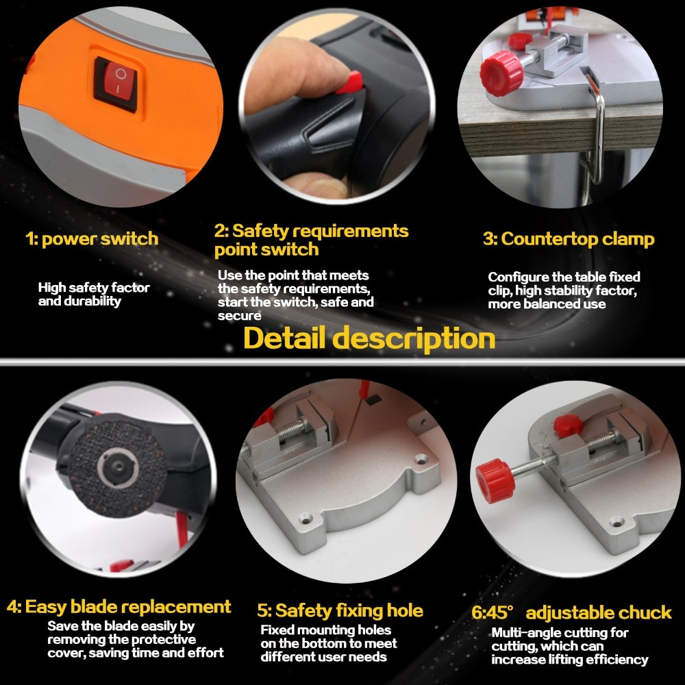 Mini-Table Type DC Cutting Machine High Torque Sli... – Grandado